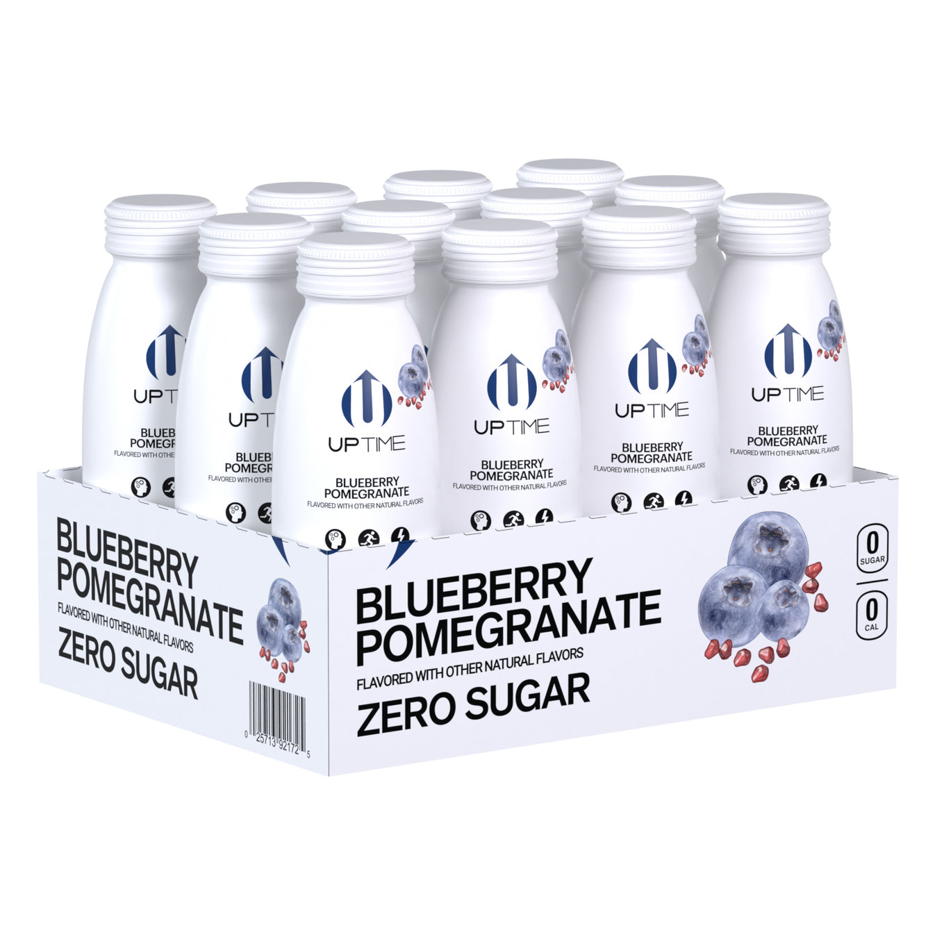Blueberry Pomegranate Zero Sugar 12 Pack – UPTIME Energy